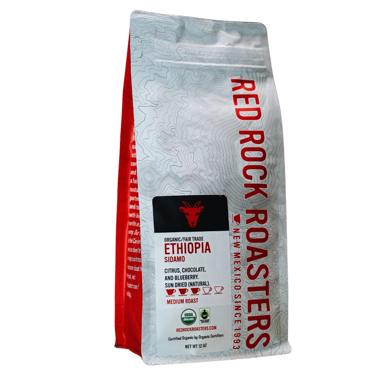 Red Rock Roasters Ethiopia Yirgacheffe Whole Bean Coffee