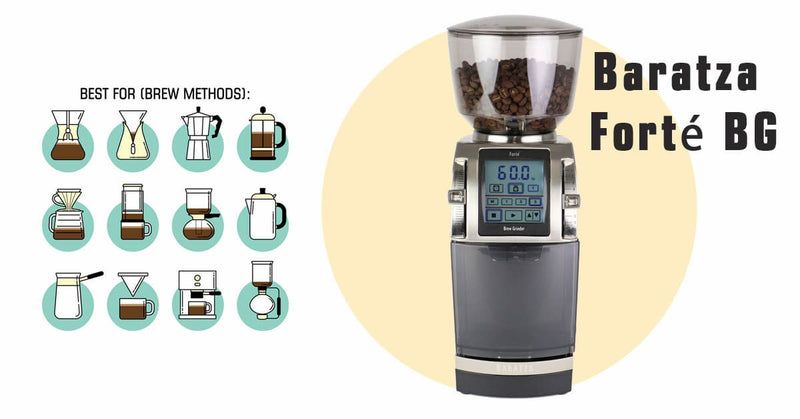 Baratza Forte BG Coffee Grinder, Steel Burr | FrenchPressCoffee.com